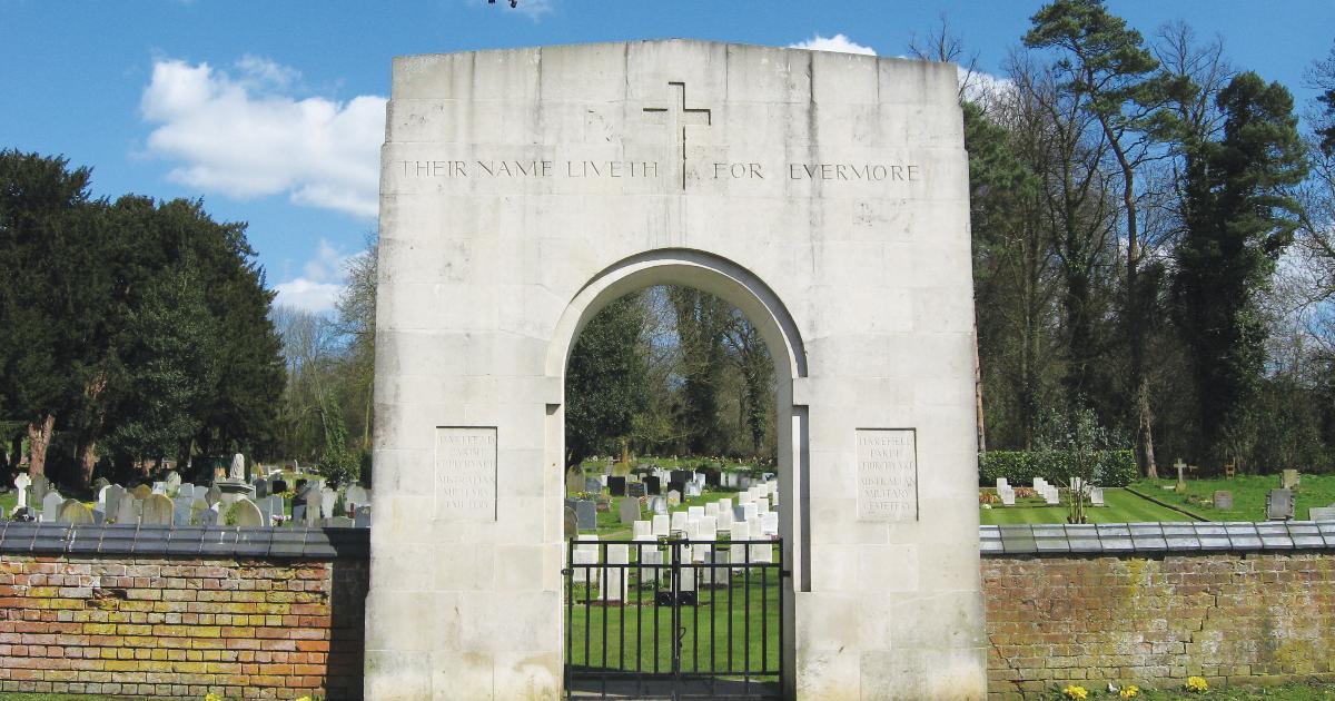 Ceremonial Gate - Australian Military Cemetery at St Mary the Virgin ...