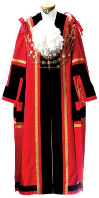 Mayor's robes - Hillingdon Council